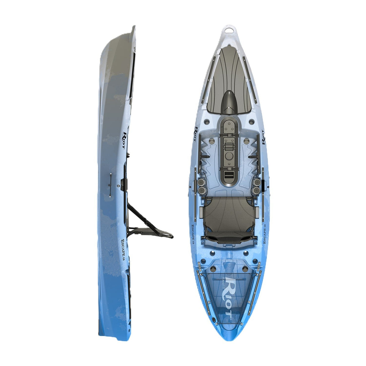 Escape 10 Angler Kayak – Sit-On-Top, Stable & Fishing-Ready — StagTrail